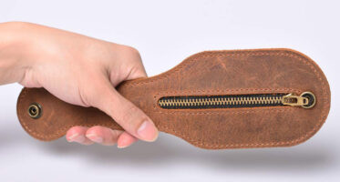 Handy Leather Coin Purse Doubles-Up As A Self-Defense Weapon