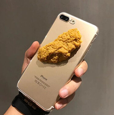 There's Transparent Phone Cases With Fried Chicken Attached