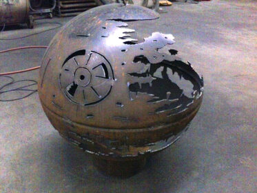 The Force Is Strong With These Star Wars Inspired Death Star Fire Pits