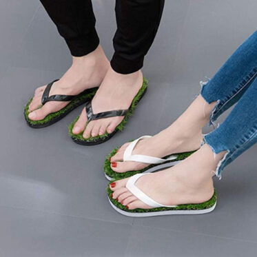 Grass Flip Flops Allow You The Comfort Of Nature While Protecting Your ...