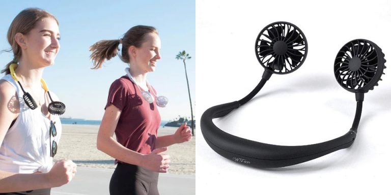 There's A Hands-Free Fan That Wraps Around Your Neck Keeping You Cool ...
