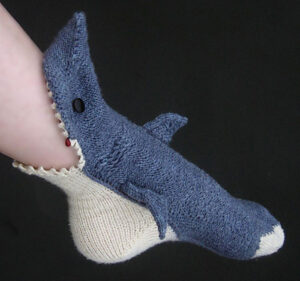 Awesome Shark Socks Make It Look Like They Are Feasting On Your Legs