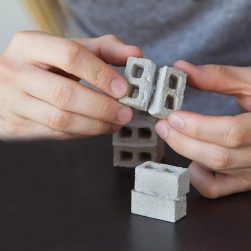 Miniature Cement Bricks And Mortar Allow You To Build Yourself A Mini Wall