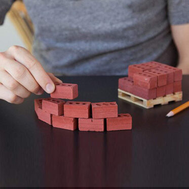 Miniature Cement Bricks And Mortar Allow You To Build Yourself A Mini Wall