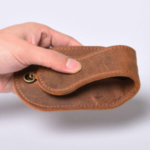 Handy Leather Coin Purse Doubles-Up As A Self-Defense Weapon