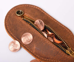 Handy Leather Coin Purse Doubles-Up As A Self-Defense Weapon