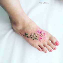 13 Tattoo Artists Share Some Of The Beautiful Flower Tattoos They Have Done
