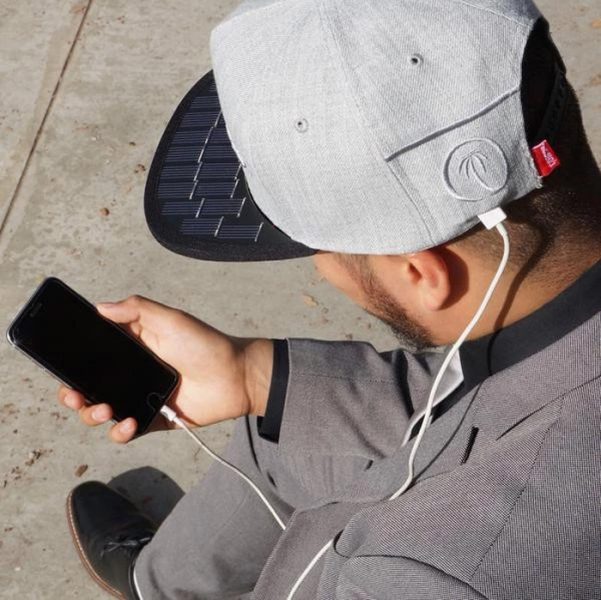 Now You Can Charge Your Phone On The Go Thanks To This Hat With Solar ...