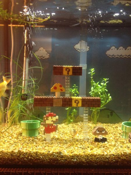 Now You Can Turn Your Fish Tank Into An Underwater Super Mario Level