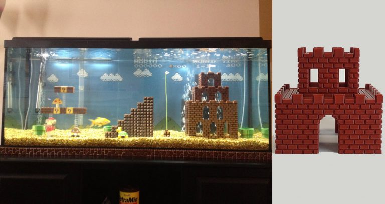 Now You Can Turn Your Fish Tank Into An Underwater Super Mario Level