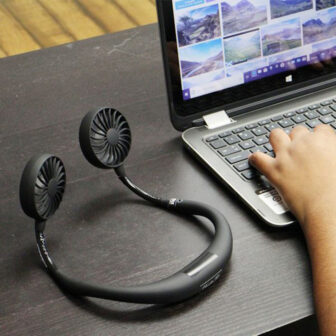 There's A Hands-Free Fan That Wraps Around Your Neck Keeping You Cool ...