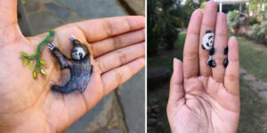 South African Artist Paints Cute 3D Art On Her Hands Of Little Animals ...