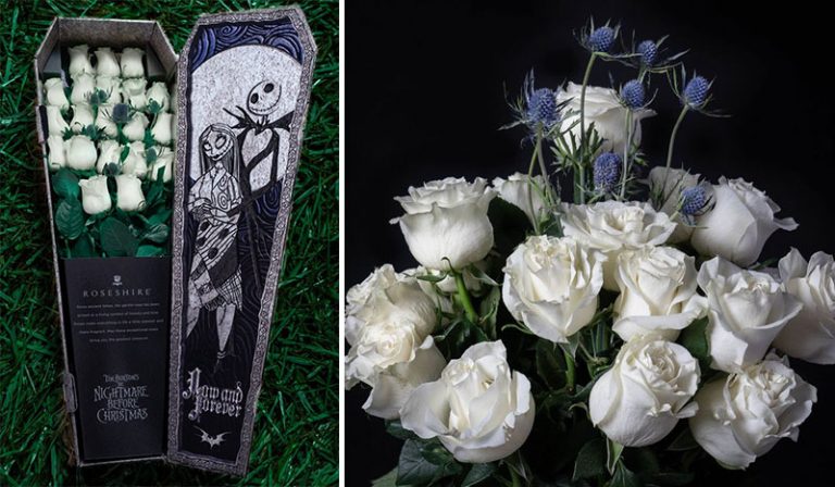 Show Your Love With A 'Nightmare Before Christmas' Themed Rose Bouquet ...