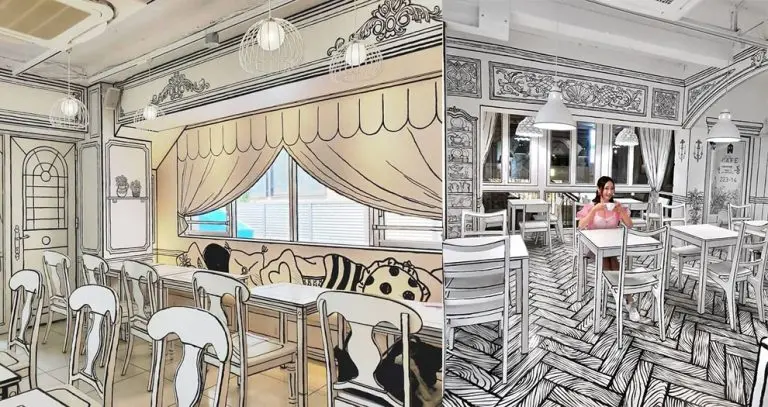 "2D Cafe" In Japan Is A Real Cafe And Looks Just Like A Cartoon