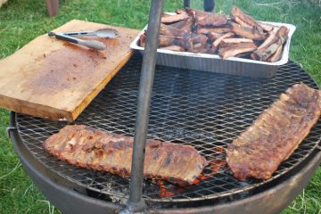 "Cowboy Cauldron" Have A Fire Pit That Can Be Used As A Table, A BBQ ...