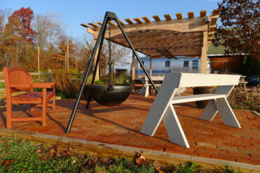 "Cowboy Cauldron" Have A Fire Pit That Can Be Used As A Table, A BBQ ...