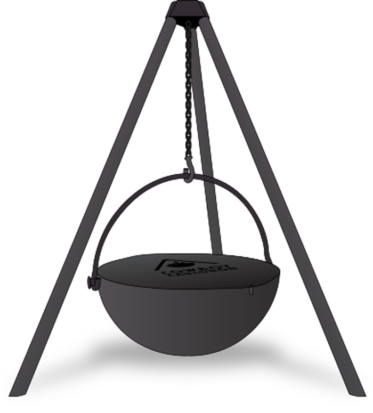 "Cowboy Cauldron" Have A Fire Pit That Can Be Used As A Table, A BBQ ...