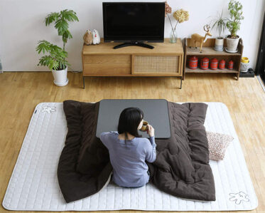 The Japanese Heated Kotatsu Table Has Everything You Need To Eat, Work ...