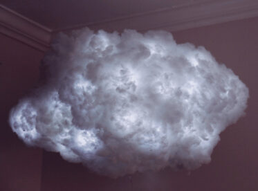 DIY Floating Cloud Light Will Illuminate Your Room With A Thunderstorm