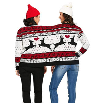 These Two-Person Ugly Christmas Sweaters Are Made For People Who Can't ...