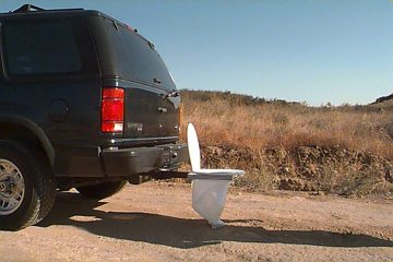 The 'Bumper Dumper' Is A Hitch Mountable Portable Toilet For Your Car