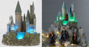 This Hogwarts Tree Topper Is Perfect For Harry Potter Fans This Christmas