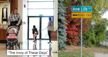 45 People Share Ironic Moments They Witnessed While Out and About