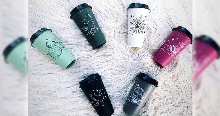 Starbucks Has A Set Of Spooky Reusable Cups Perfect For Halloween