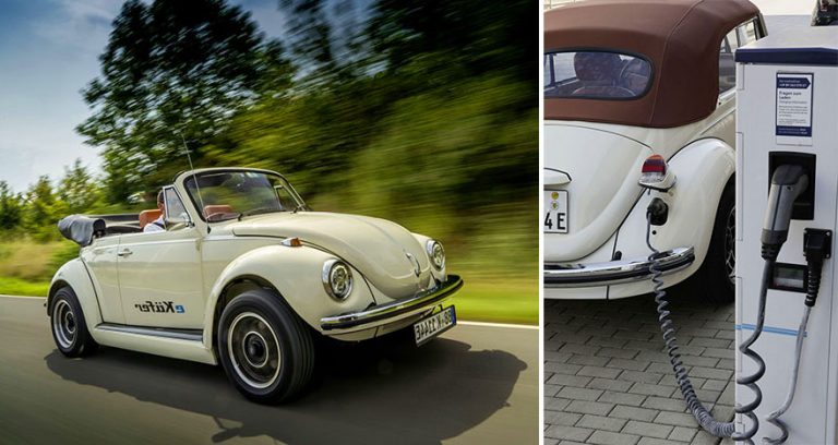 Volkswagen Have Transformed Their Famous VW Beetle Into An Electric Vehicle