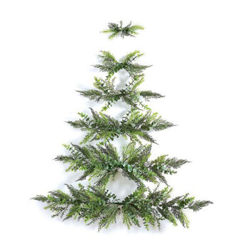 These Space-Saving Wall-Mounted Christmas Trees Are Perfect For Smaller ...