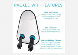 The 'Baby Shield' Provides Less Mess And More Love While Handling Your Baby