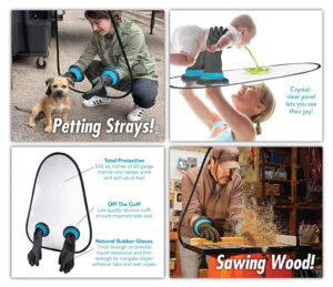 The 'Baby Shield' Provides Less Mess And More Love While Handling Your Baby