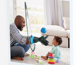 The 'Baby Shield' Provides Less Mess And More Love While Handling Your Baby