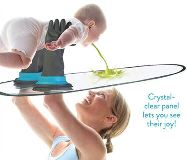 The 'Baby Shield' Provides Less Mess And More Love While Handling Your Baby