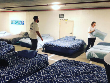 'Beddown' Charity Transforms Parking Lot Into Safe Haven For The ...