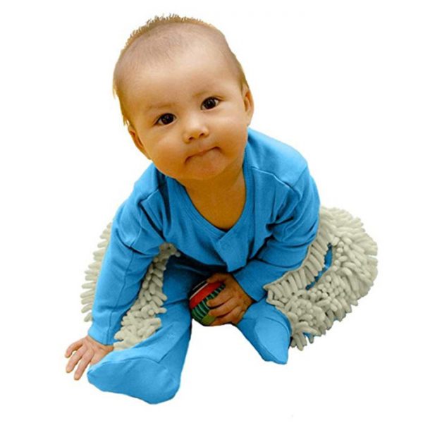 A Baby Mop-Onesie Actually Exists And People Have Mixed Opinions