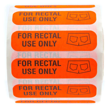 Fill A Loved One's Stocking Up This Year With Rectal Use Only Stickers