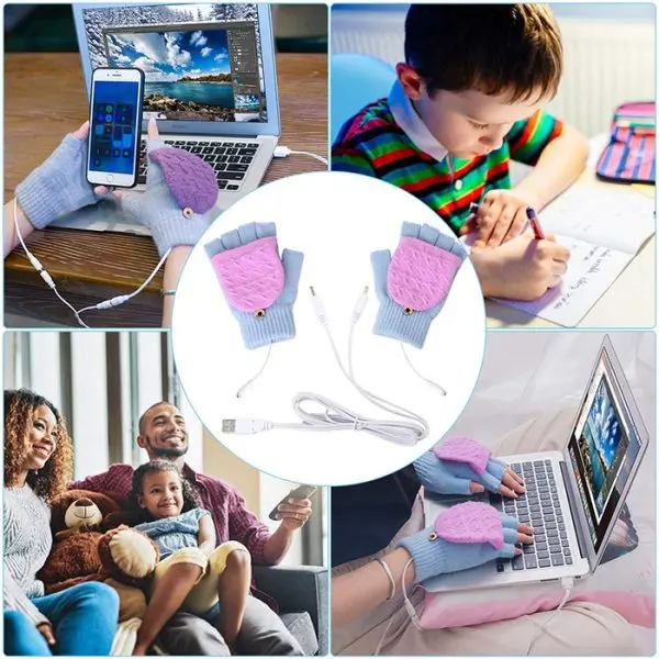 USB Heated Mittens Exist So Your Hands Don't Have To Suffer Through The ...