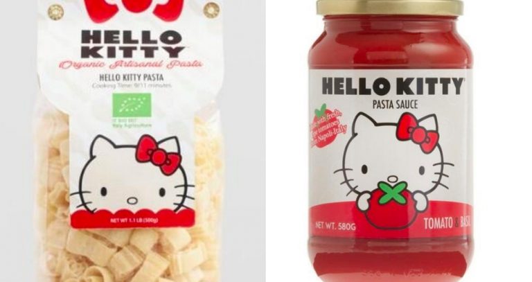 Hello Kitty Now Has Her Own Pasta And Tomato Sauce