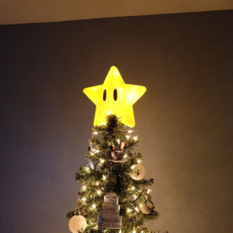 The Super Mario Star Tree Topper Might Just Be The Coolest Yet