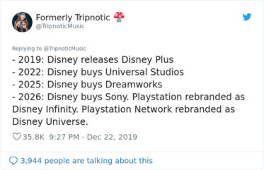 Guy Hilariously Predicts Disney's Future With A Timeline From 1995 To 2100