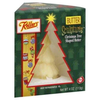 This Tree-Shaped Butter Sculpture Is A Must For Any Christmas Dinner