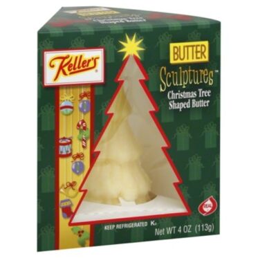 This Tree-Shaped Butter Sculpture Is A Must For Any Christmas Dinner