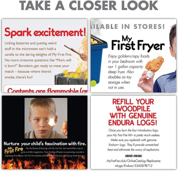 No Gift Will Light-Up A Room Quite Like The 'My First Fire Kit'