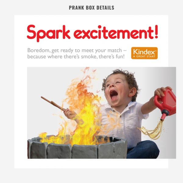 No Gift Will Light-Up A Room Quite Like The 'My First Fire Kit'