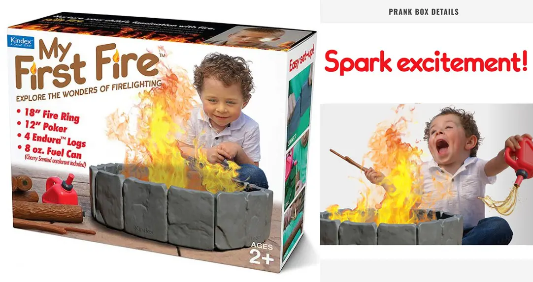 No Gift Will Light-Up A Room Quite Like The 'My First Fire Kit'
