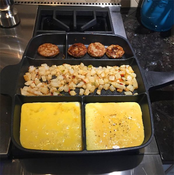 The 'Master Pan' Lets You Cook 5 Different Things Separately All From ...