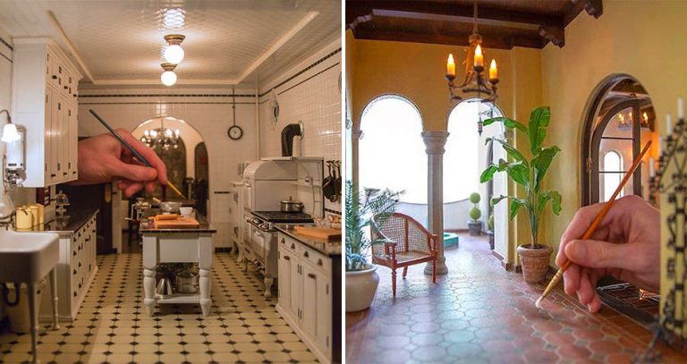 Miniaturist Chris Toledo Recreates Historical Interiors At A Tiny 1:12 ...