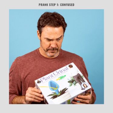 Plant Urinal Provides Minimal Spillage When Peeing Straight Into The ...