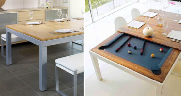 These Beautiful Fusion Pool Tables Convert Into Stylish Dining Tables